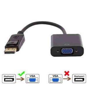 Display Port to VGA Adapter Converter • Gadget City