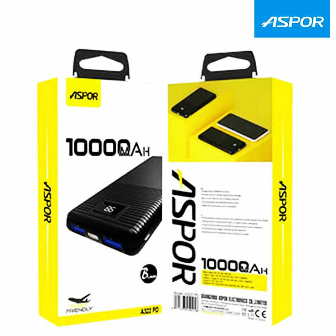 ASPOR A322 Power Bank 10000mAh • Gadget City